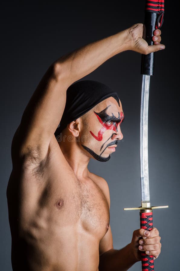 Man with sword stock photo. Image of antique, military - 34285916