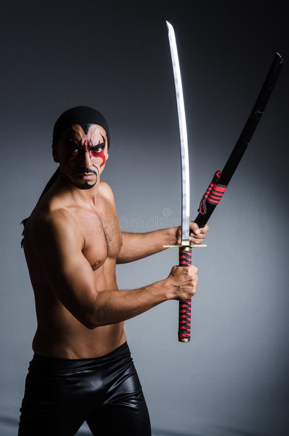 422 Man Sword Face Paint Stock Photos - Free & Royalty-Free Stock ...