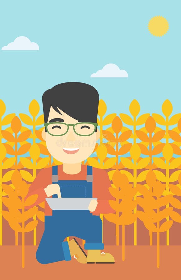 Field Man Tablet Stock Illustrations – 245 Field Man Tablet Stock ...