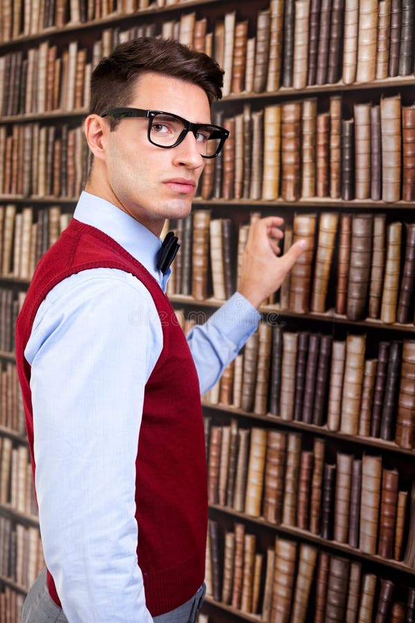 Man take a book stock image. Image of male, book, cheerful - 41408425