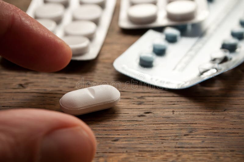 Man Take Medical Cachets Stock Photos - Free & Royalty-Free Stock ...