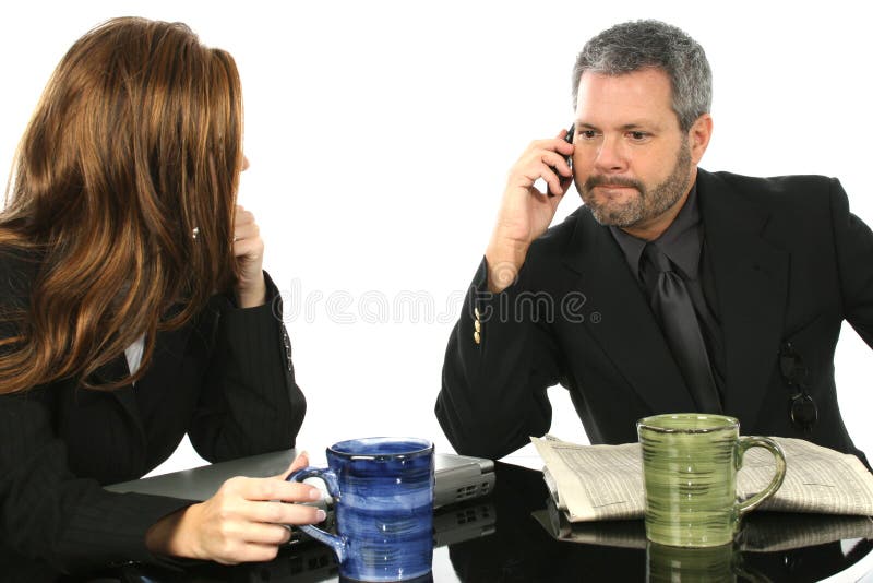 Man Taking Important Call stock photo. Image of serious - 17544912
