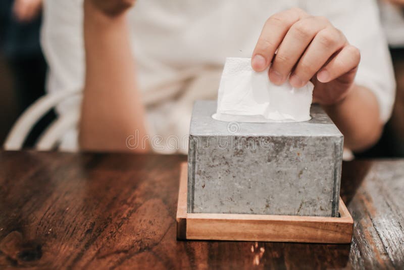 Tissue Paper Box Glass Table Restaurant Stock Photos - Free & Royalty ...