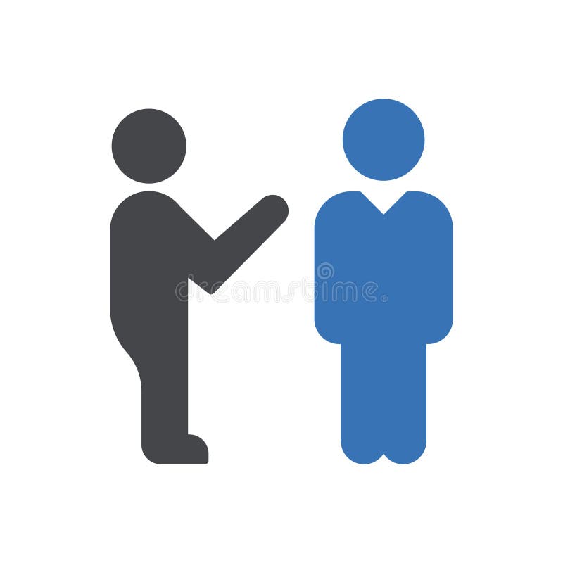 Man talk stock vector. Illustration of talk, conversation - 212378150