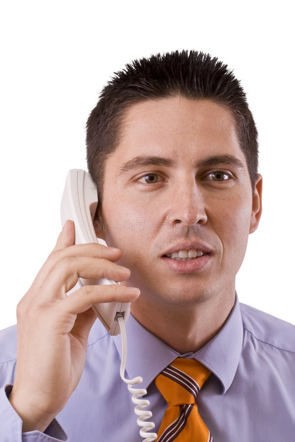 Man talking stock image. Image of caucasian, businessman - 12500421