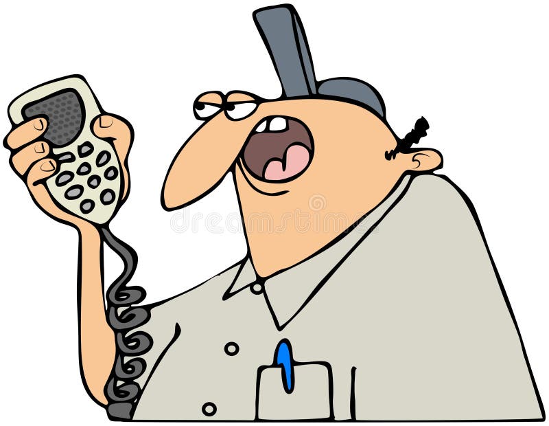 Man Talking On A Radio Stock Images - Image: 20364544