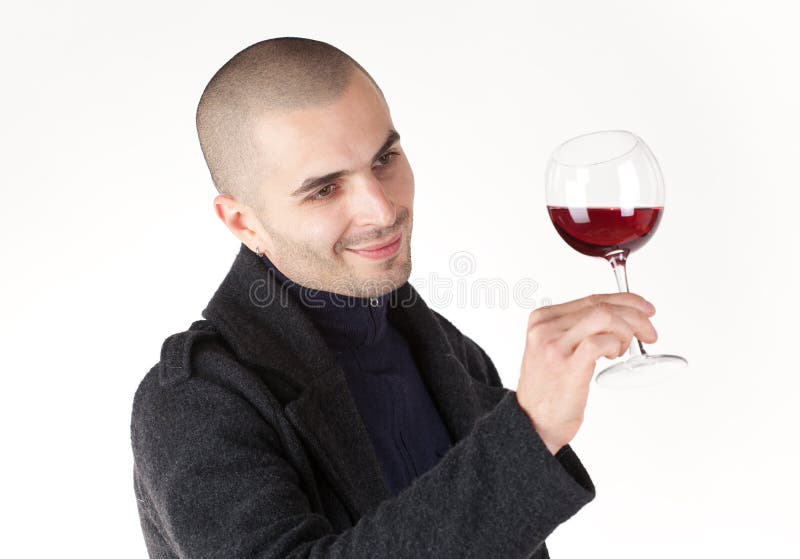 Man taste wine stock image. Image of people, smile, european - 16500555