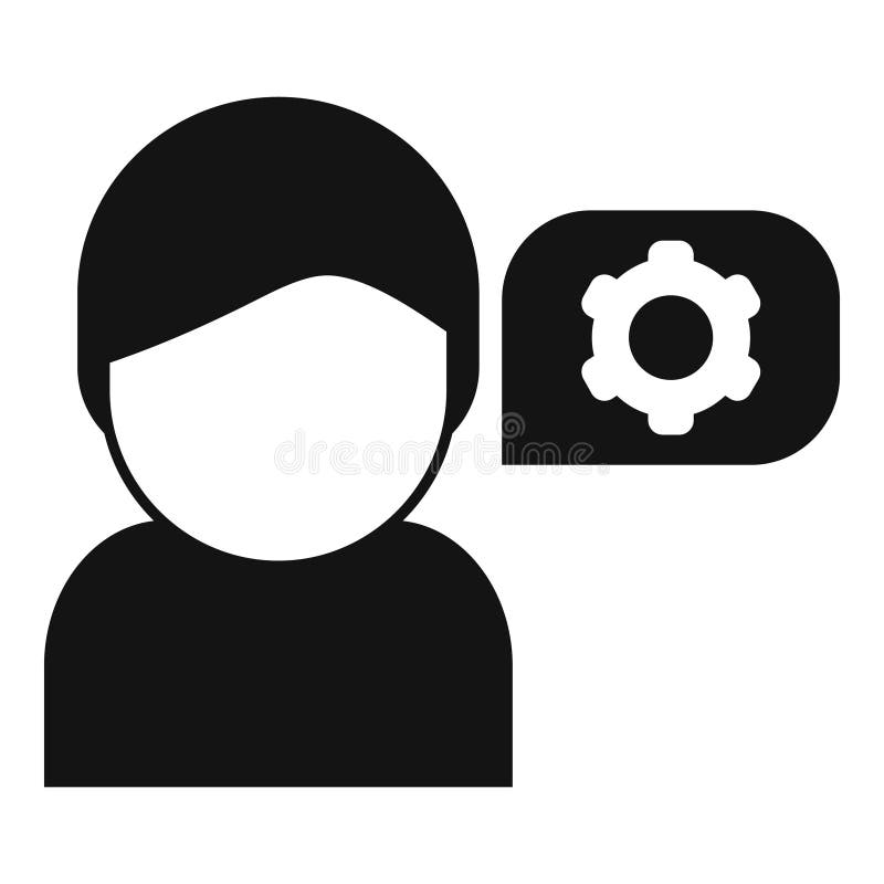Man Technical Overview Icon Simple Vector. Data Boost Stock Vector ...