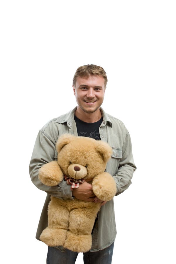 Man With Teddy Bear Picture. Image: 6910003