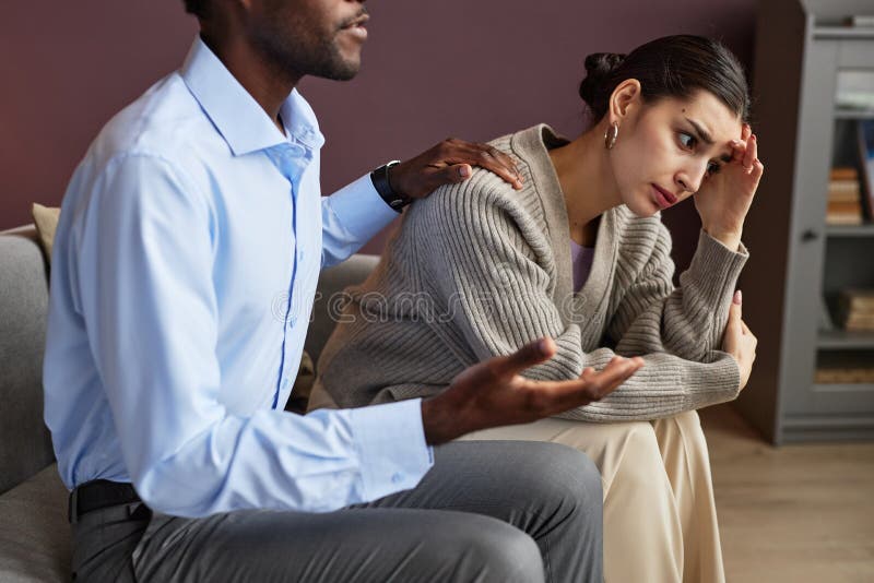 Problems in Family Relationship Stock Image - Image of doctor, conflict ...