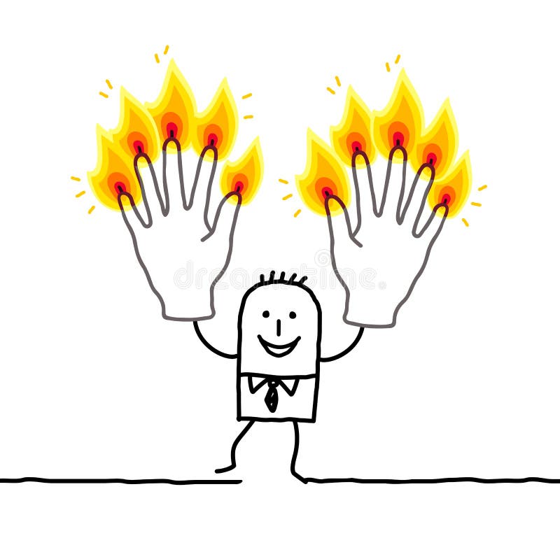 Burn Hand Clipart