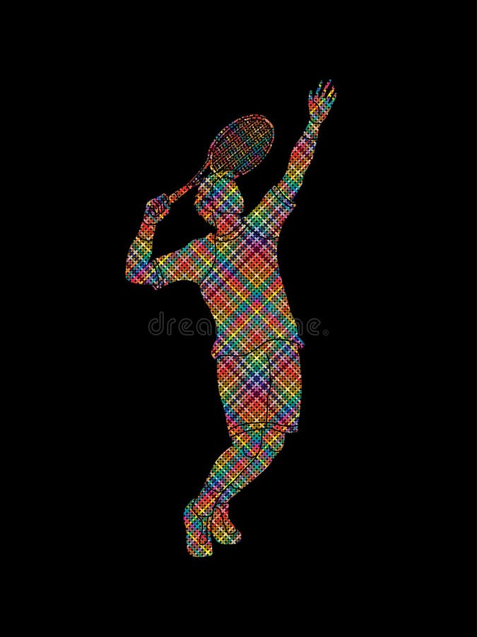 Man Tennis Serve Silhouette Stock Illustrations – 748 Man Tennis Serve ...