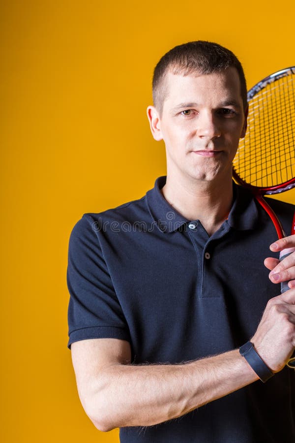 Man, tennis player stock photo. Image of goodlooking - 58910714