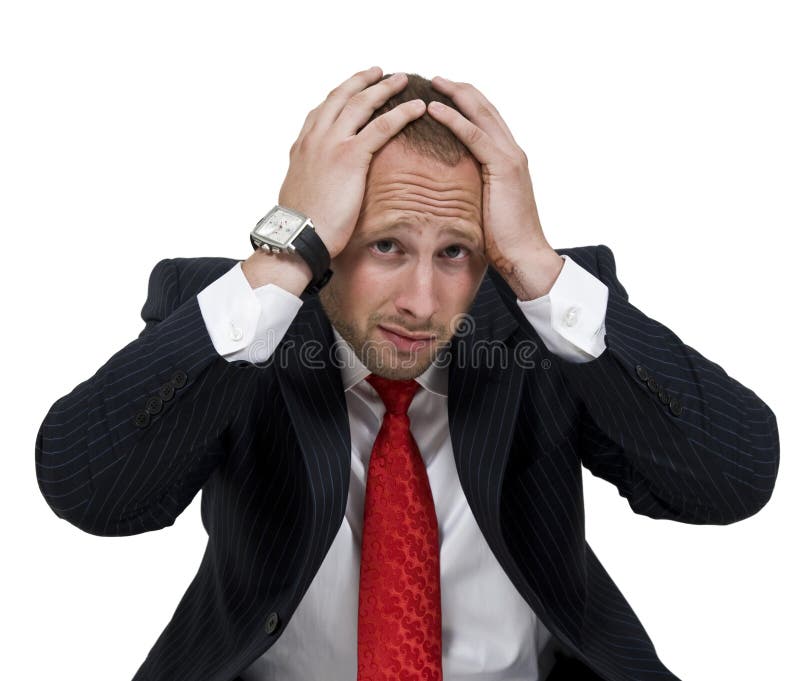 Man In Tension Royalty Free Stock Images - Image: 5968389