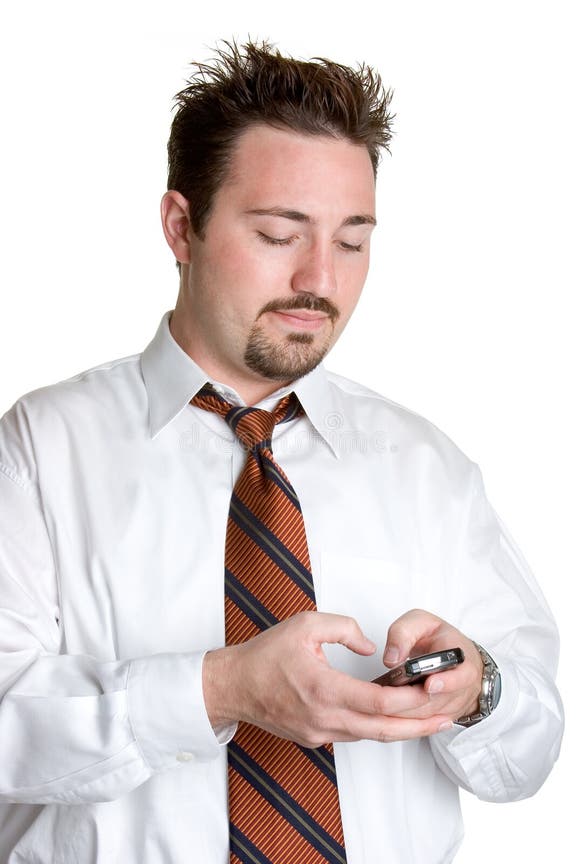 Man Text Messaging stock photo. Image of internet, person - 2544778