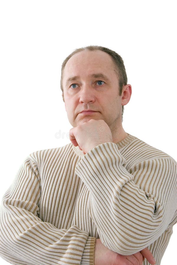 A thinking man 2 stock photo. Image of envision, judge - 958400