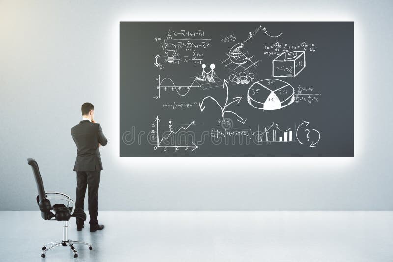 Business Strategy, Soft Skills and Idea Concept with Man Hand Writing ...