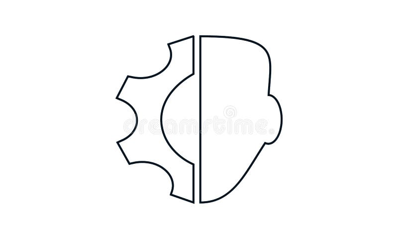 Man Thinking Icon Simple Style Vector Image Stock Vector - Illustration ...