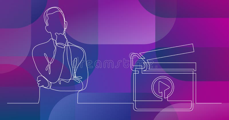 Thinking Movies Stock Illustrations – 17 Thinking Movies Stock ...
