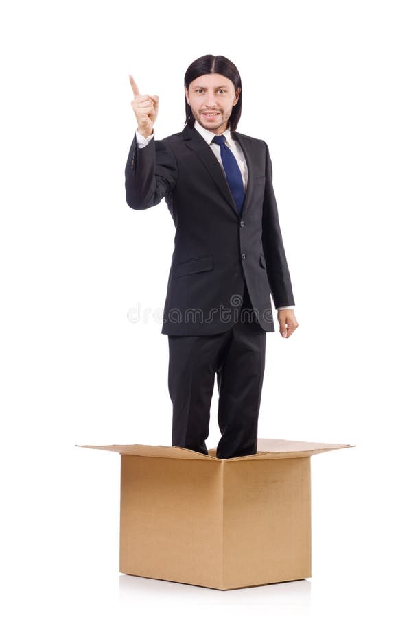 Man in thinking stock image. Image of businessman, labor - 38707203