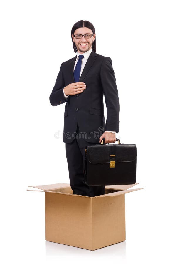 Man in thinking out stock photo. Image of businessman - 40152648
