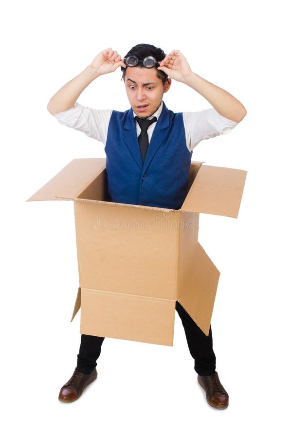 Man in thinking outside stock photo. Image of business - 39887354