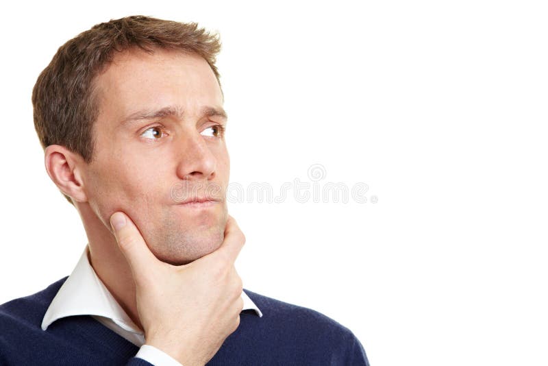 Business Man Thinking on Phone Stock Image - Image of impatient ...