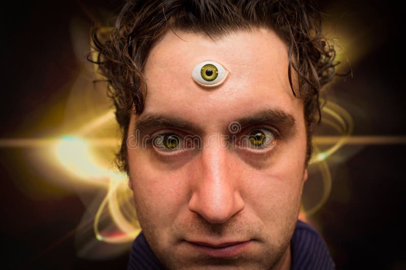 Man Third Eye stock photo. Image of mystic, person, shiva - 79392718
