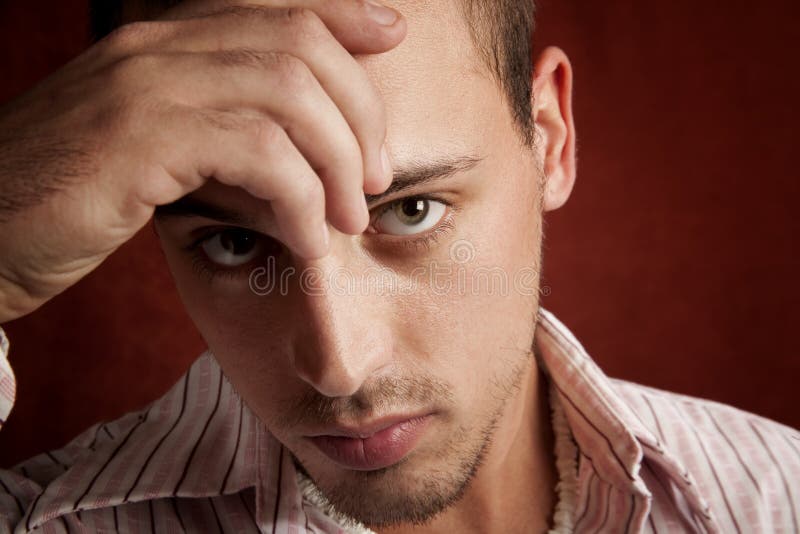 Man In Thought Picture. Image: 8417146