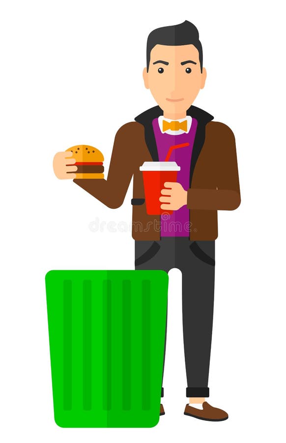 Throwing Away Food Stock Illustrations – 86 Throwing Away Food Stock ...
