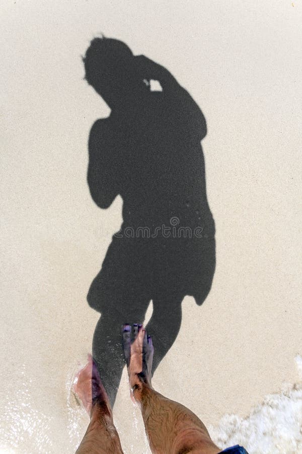 Man is Throwing Shadow To the Fine Stock Photo - Image of print, happy ...