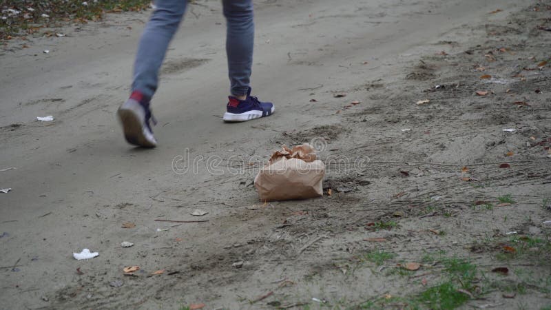 Man Throwing Trash Out of the Car Window Stock Footage - Video of habit ...