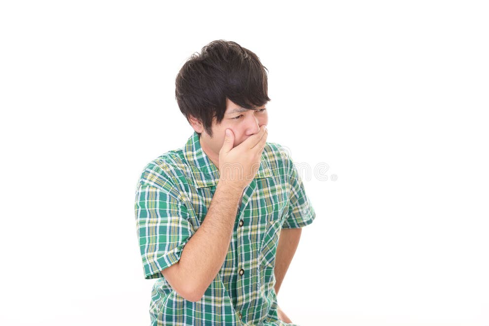 Man throwing up stock image. Image of japanese, frustration - 143205433