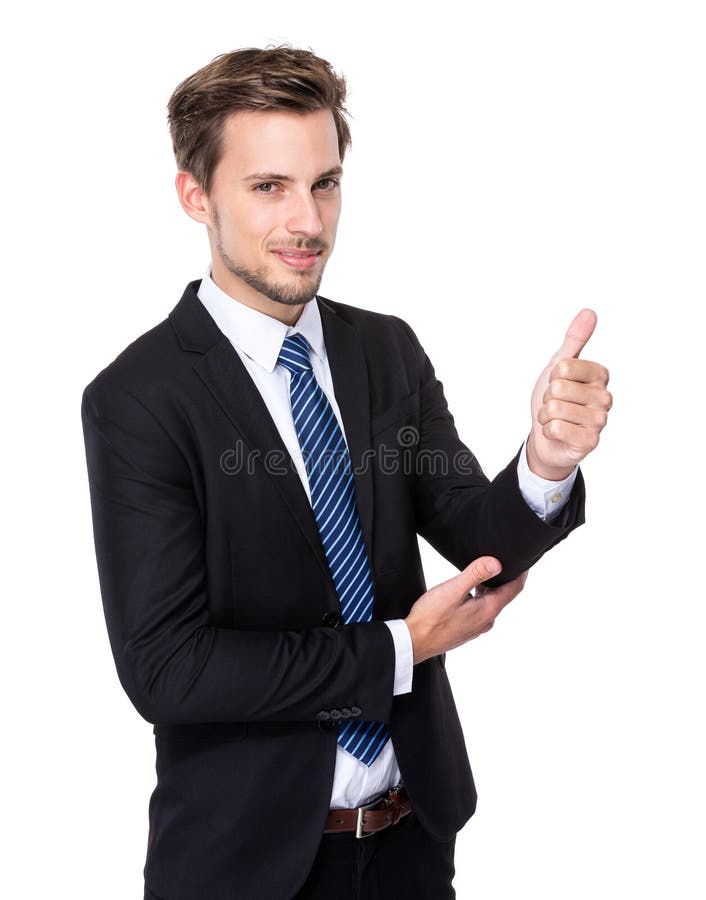 Man thumb up stock image. Image of isolated, person, male - 44093181