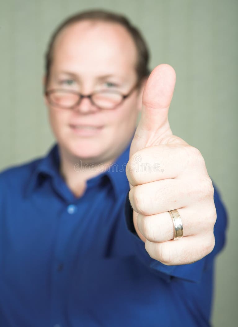 2,526 Man Thumbs Up Blue Shirt Stock Photos - Free & Royalty-Free Stock ...