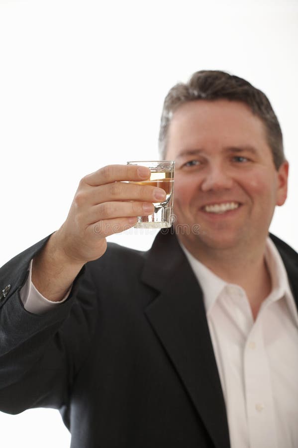 Man toasting stock photo. Image of businessmen, business - 5222316