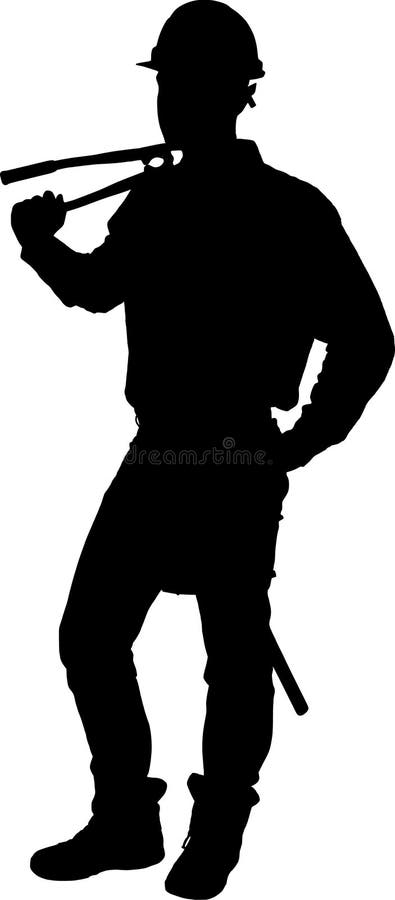 Man tools figure stock vector. Illustration of craftsman - 4908987