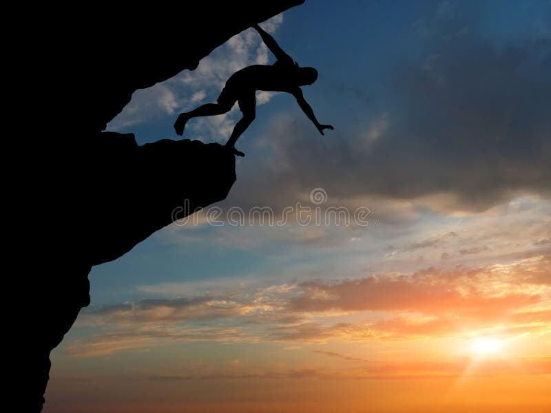 Man on top stock image. Image of climber, lifestyle, blue - 20862809