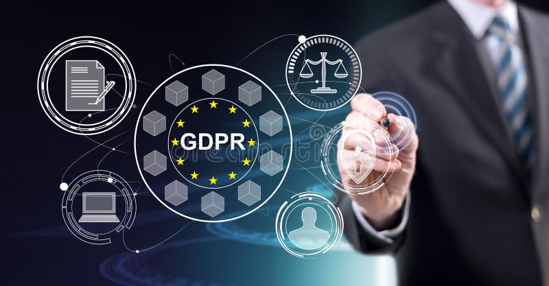 GDPR concept stock image. Image of mobile, information - 116747025