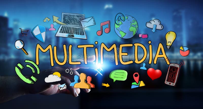 Hand Multimedia Interface Concept Tech Innovation Virtual Technology ...