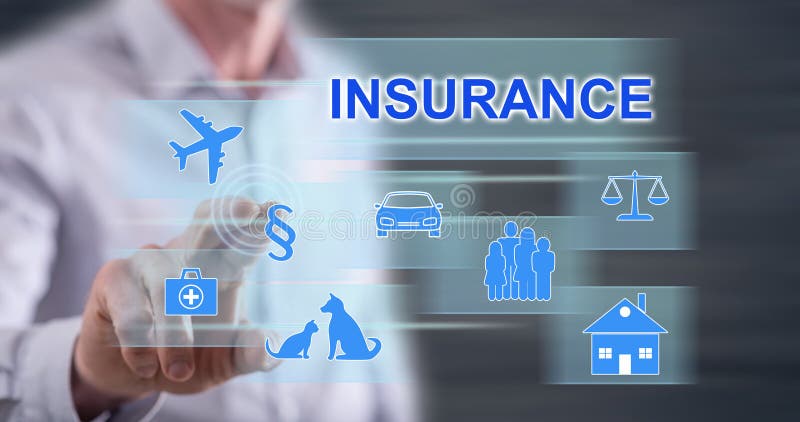 Insurance Concept on a Billboard Stock Image - Image of secure ...
