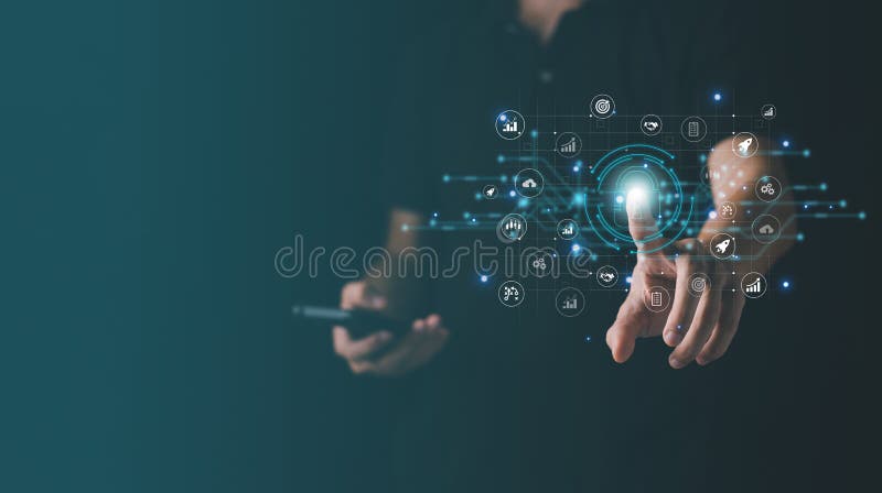 Man Touching Security Scanning of Digital Programs. Digital ...