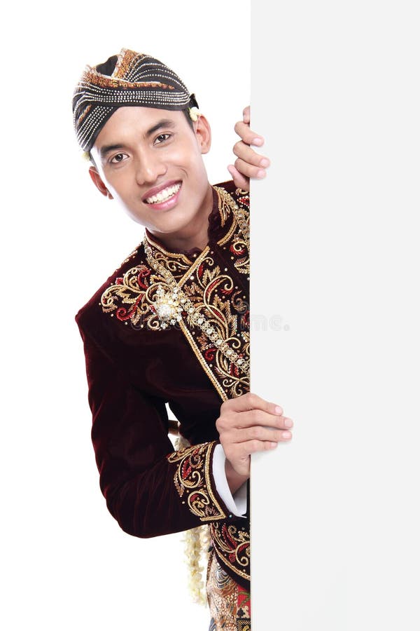 Man with Traditional Suit of Java Stock Image - Image of portrait ...