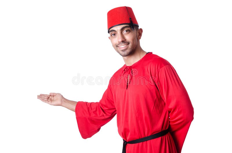 Man in Traditional Turkish Hat Stock Image - Image of middle, muslim ...