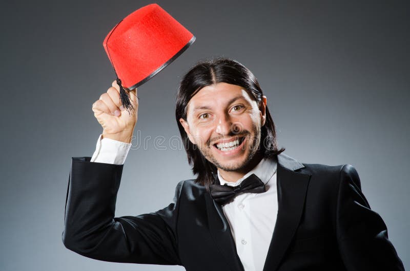 Man in Traditional Turkish Hat Stock Image - Image of islam, headgear ...