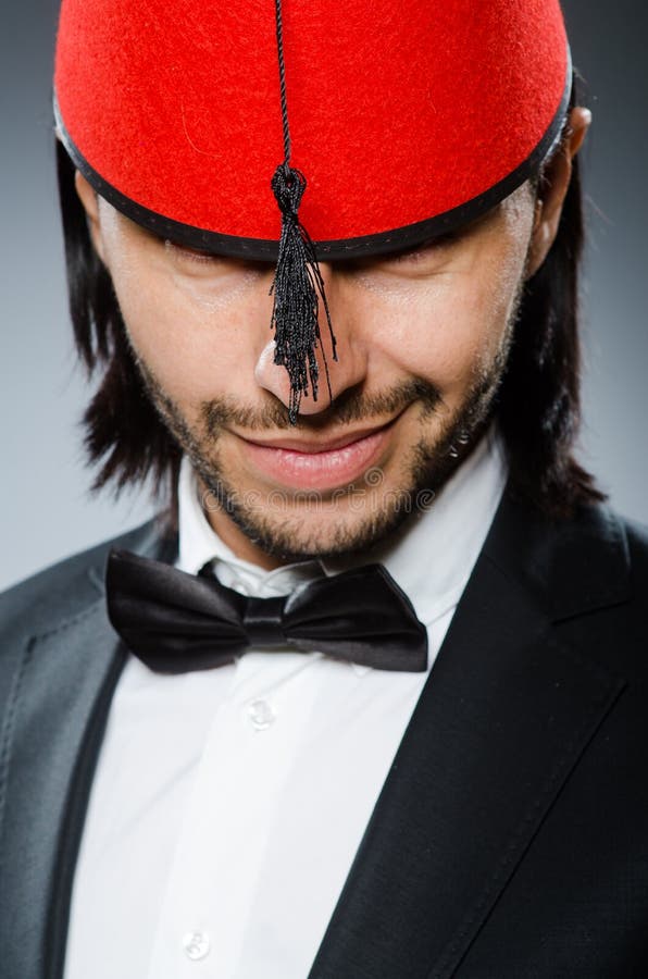 Man in Traditional Turkish Hat Stock Photo - Image of fashion, ottoman ...