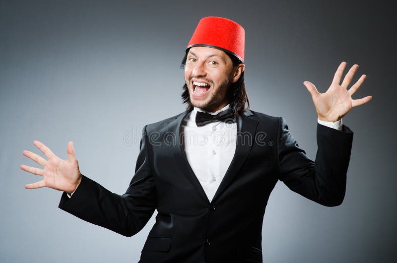 Man In Traditional Turkish Hat Stock Image - Image of middle, muslim ...