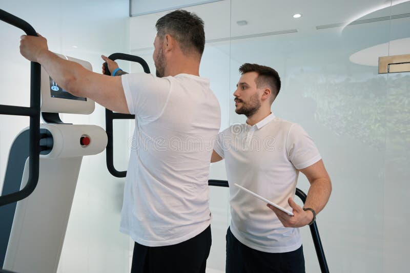 Man Training on Multi-axis Motorized Platform Supervised by Physical ...