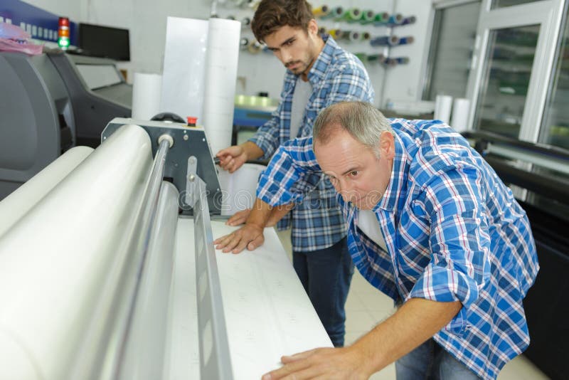 Man training new recruit stock photo. Image of computer - 93064336