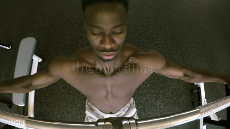 Man trains in Gym stock footage. Video of personal, exercise - 81799382